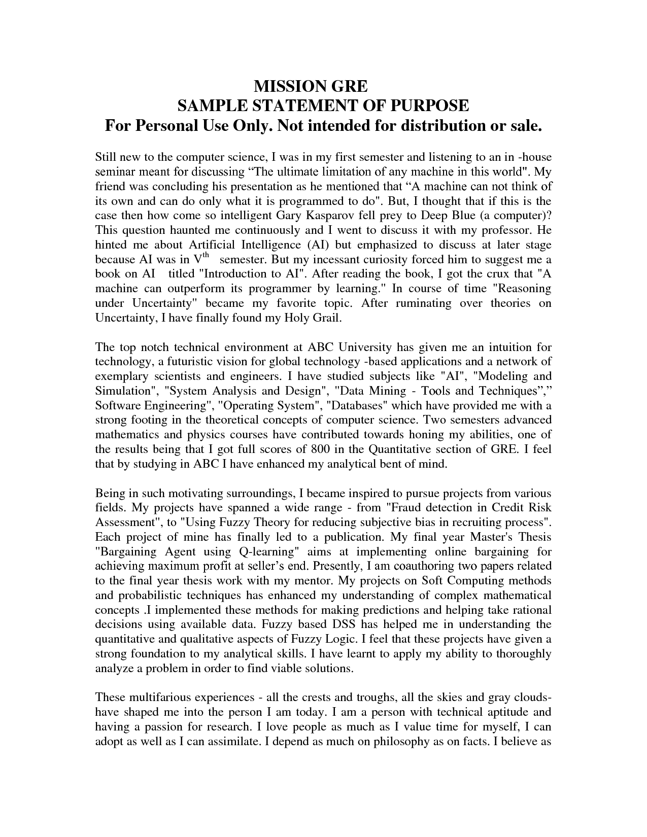 Personal Statement Social Work Graduate School Graduate School